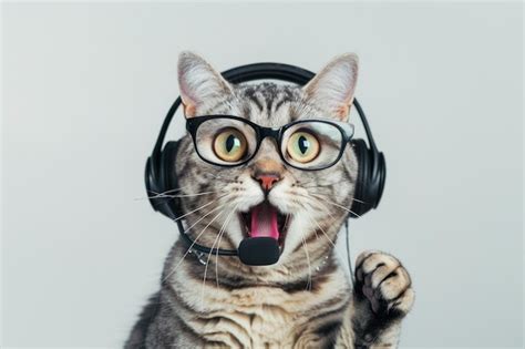 Cat Memes Call Center Headset Call Centre Cat Tiktok