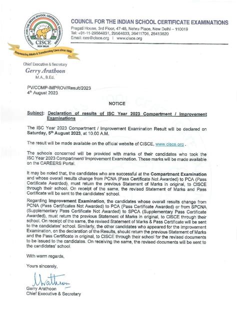 ISC Compartment Result 2023 Out Know How To Check