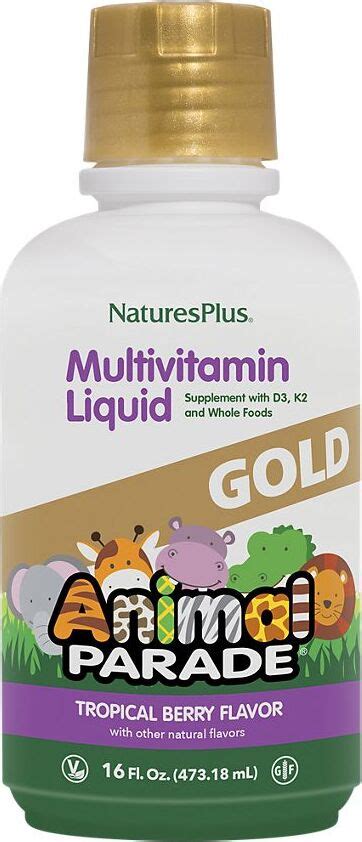 Nature's Plus Animal Parade Gold Liquid | Save at PricePlow