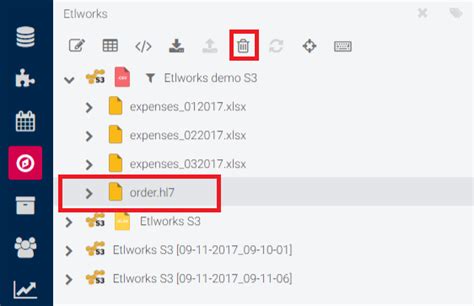 Explorer Delete Files In The Connection Etlworks Support