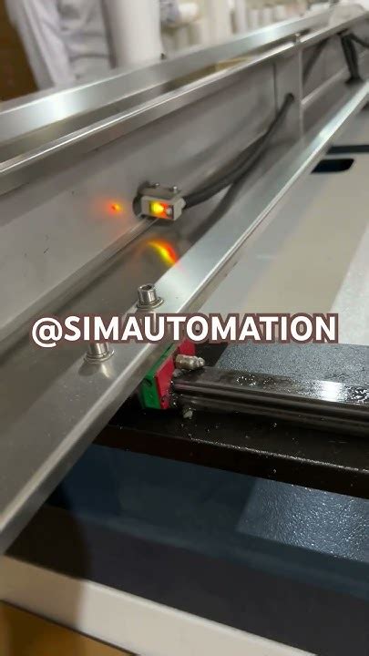 Proximity Sensor For Cutting Machine Shortsvideo Ytshorts By Simautomation Cuttingskills