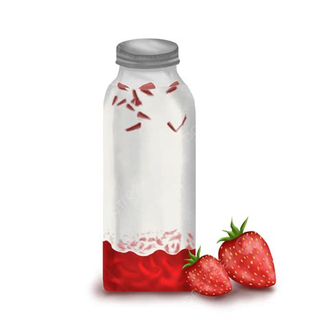 딸기 밀크 쉐이크 만화 일러스트 레이 션 딸기 밀크셰이크 만화 Png 일러스트 및 Psd 이미지 무료 다운로드 Pngtree