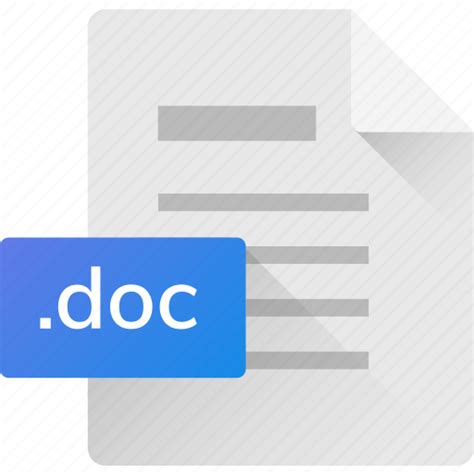 Doc Extension File Format System File Word Icon