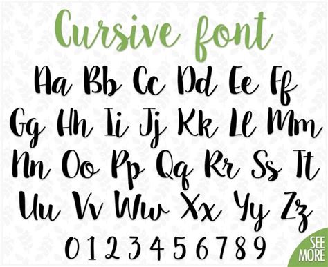 Cursive Font Svg Wedding Font Svg Calligraphy Font Svg Etsy Cursive Fonts Wedding Fonts