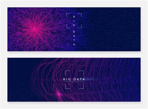 Premium Vector Big Data Abstract Digital Technology Background