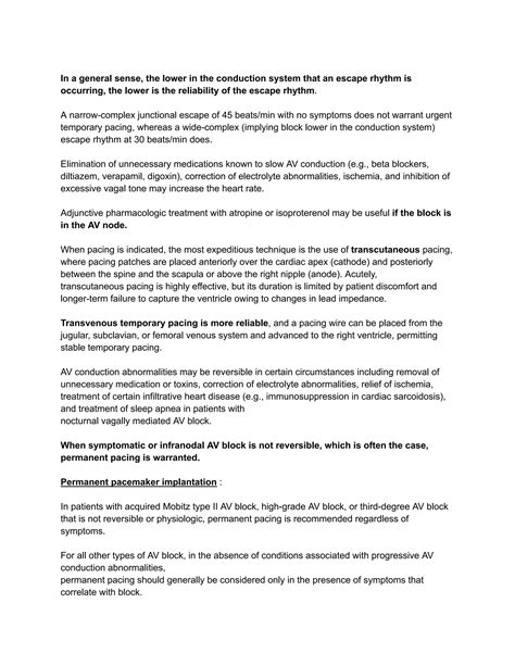 Management Of Atrioventricular Conduction Blockpdf