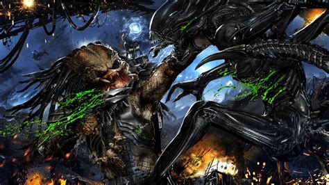 Alien Vs Predator Wallpapers Top Free Alien Vs Predator Backgrounds Wallpaperaccess
