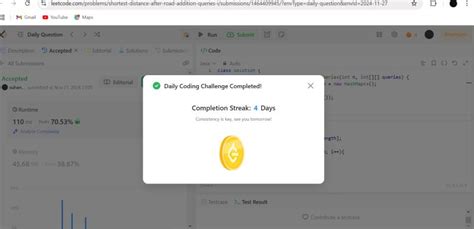 suhanjali kumari on linkedin 🌟 day 4 of my leetcode streak 🌟 consistency is the key to growth …