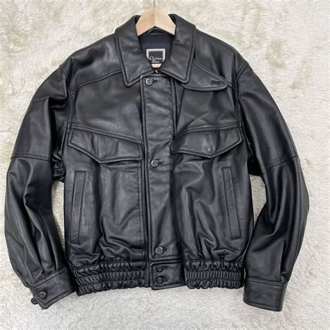 Yahooオークション Christian Dior オーバーサイズレザージャケット