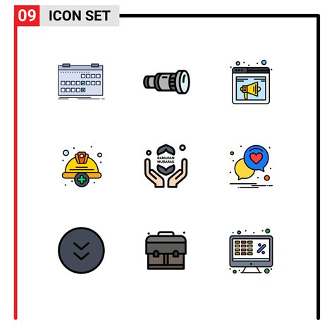 Set Of 9 Modern Ui Icons Symbols Signs For Hard Add Device Webpage Sound Editable Vector Design