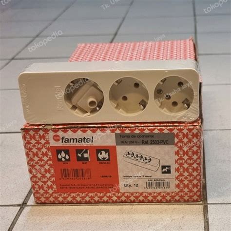 Jual OB Stop Kontak Arde Lubang Famatel Jakarta Utara Tk Usaha Jaya Tokopedia