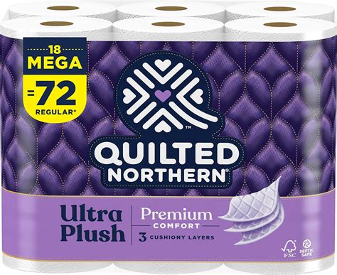 Quilted Northern Papel Higiénico Ultra Afelpado 18 Megarrollos 72