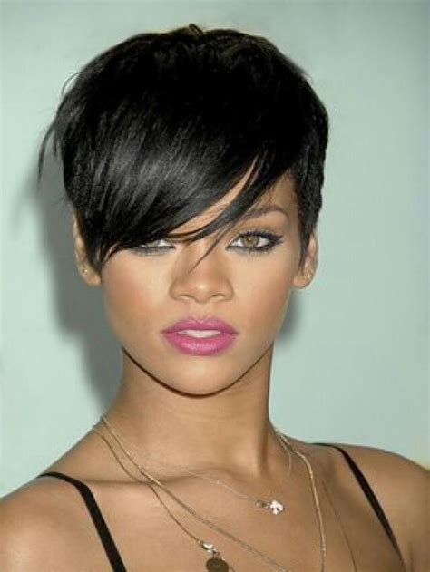 19 Razor Cut Rihanna Short Hairstyles Short Hairstyle Trends Short