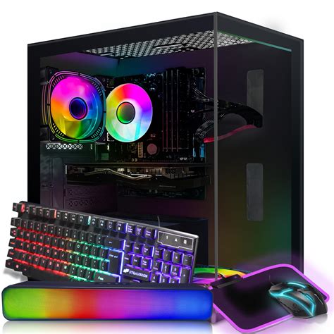 Stgaubron Gaming Desktop Pc Intel Core I G Up To G G Ram G Ssd Radeon Rx G