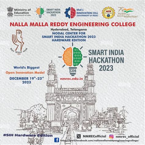 Smart India Hackathon 2023 Nalla Malla Reddy Engineering College