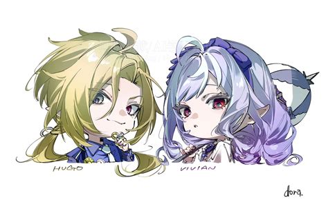 Vivian And Hugo Vlad Zenless Zone Zero Drawn By W Drdr Danbooru