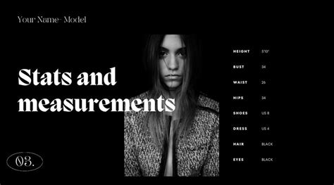 Professional Modeling Portfolio Template Editable In Canva Instant Download Etsy