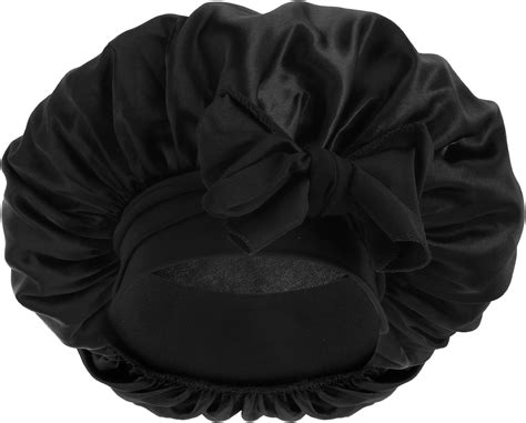 Wllhyf Satin Silk Hair Bonnet Large Adjustable Sleep Cap With Elastic