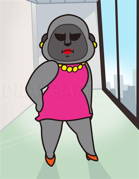 How To Draw Gori From Aggressive Retsuko Drawing Step By Step By Bigbootyjuicy Dragoart