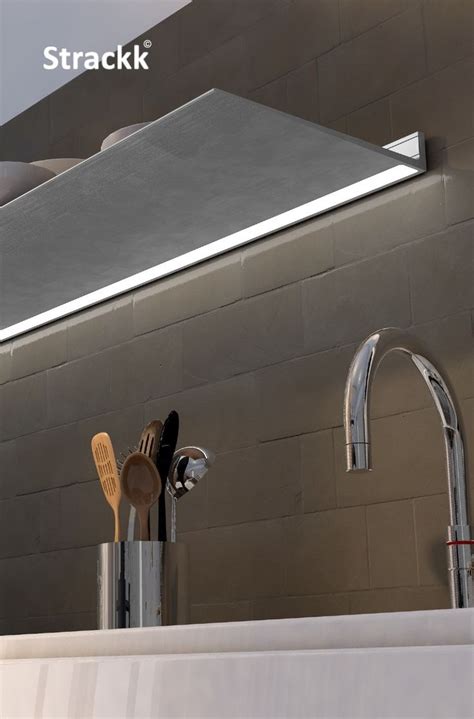 Wandplank Met Verlichting Wandrek Keukenverlichting Keukenplank