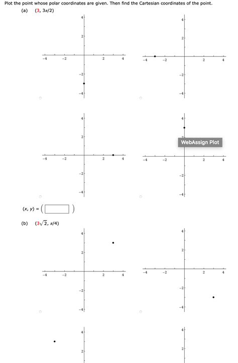 Solved Plot The Point Whose Polar Coordinates Are Given