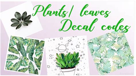 Bloxburg Plant Decals At Eliza Pethebridge Blog