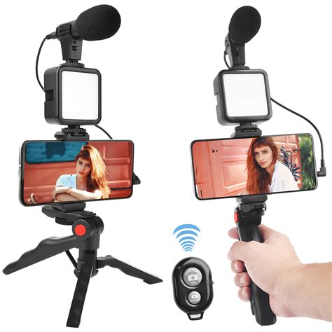 Elevate Your Youtube Vlogging With The Smartphone Vlogging Kit Set Lightweight Travel Gear