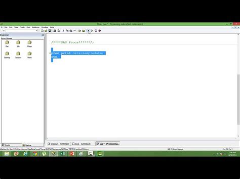 Introduction To SAS Procedure YouTube