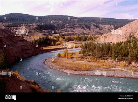Chilcotin River Flowing Through Farwell Canyon Cariboo Chilcotin