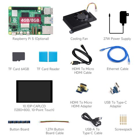 Raspberry Pi 5 Kit Options For Kits And 2gb4gb8gb16gb Ram Bcm2712