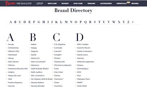 Makeup Brands List Mugeek Vidalondon
