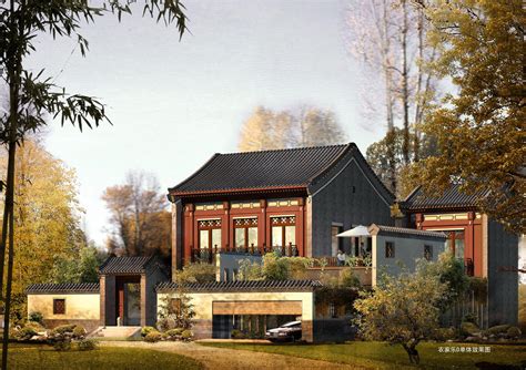 2万农家乐效果图农家乐鱼塘效果图30万农家乐效果图文秘苑图库