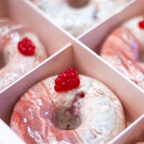 Baked Vegan Raspberry Donuts Oshuga