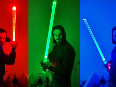rgb lightsaber arduino project