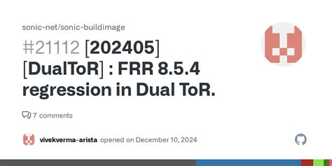 202405 Dualtor Frr 854 Regression In Dual Tor · Issue 21112