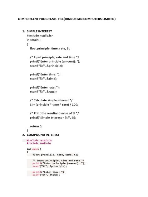 C Important Programs Download Free Pdf Array Data Structure