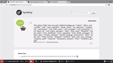 controlling vars with finishview getting crazy with form themes symfonycasts