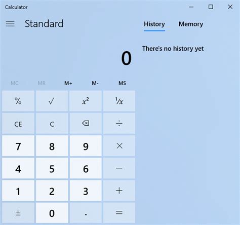 Calculator Windows 10