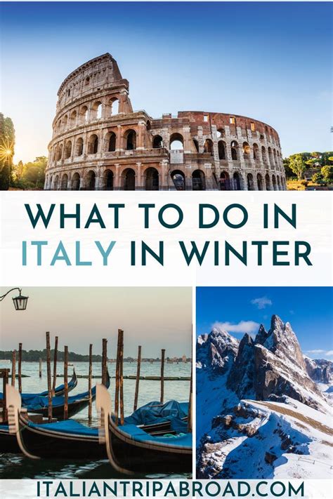 15 Reasons To Visit Italy In Winter And Where To Go Italy Winter Italy Travel Italy Honeymoon