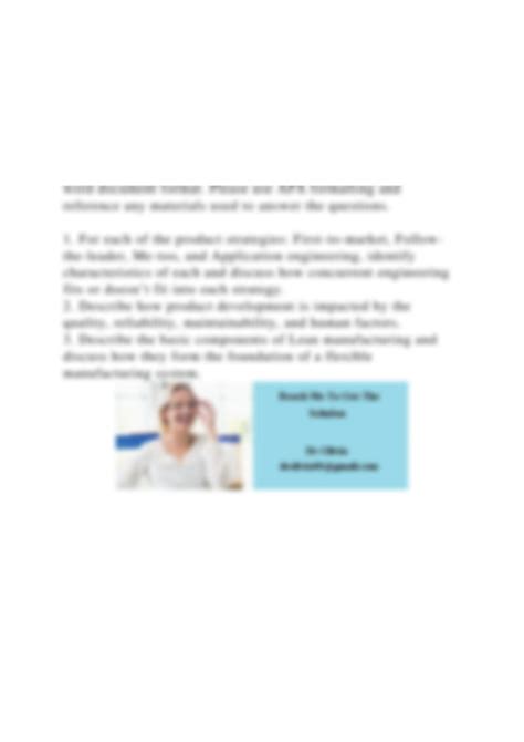 SOLUTION Mse 5000 Introduction To Engineering Managementmodule 4