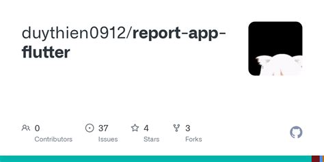 Github Duythien0912report App Flutter