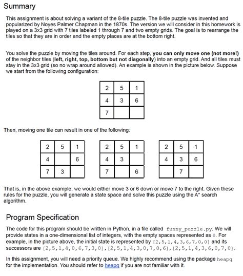 Solved Summary This Assignment Is About Solving A Variant Of