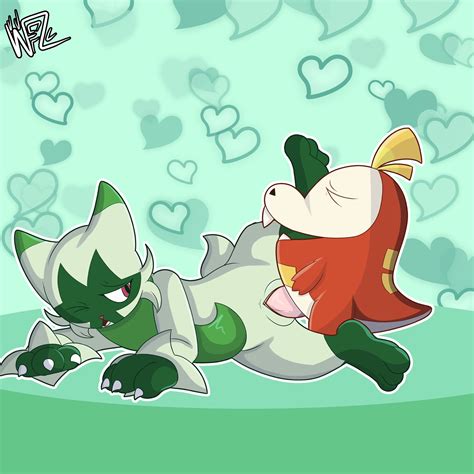 Rule 34 Anthro Crocodile Crocodilian Domestic Cat Duo Felid Feline Felis Female Floragato