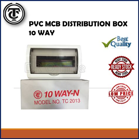 TC MCB PVC DB Box MCB Distribution Box 10 Way PVC Shopee Malaysia