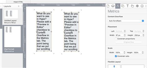 Preview In Editor Checkbox For Content Overflow Feature Requests Tumult Forums