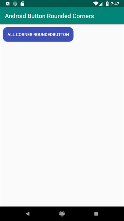 How To Android Button Rounded Corners Radius Ripple Corners Design
