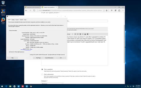Directx 10 On Window 10 Can T Find Directx 12 Microsoft Community