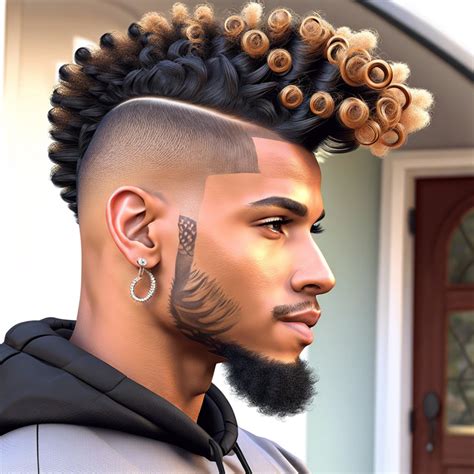 15 Curly Hair Mohawk Male Styles To Inspire Your Next Edgy Look Burst