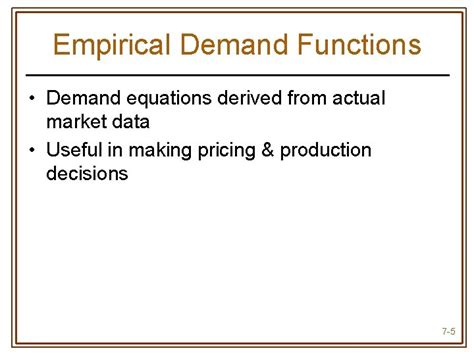 Chapter 7 Demand Estimation And Forecasting Mc Grawhillirwin