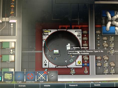 I Cant Assemble My Rods Into The Reactor Rimatomic R Rimworld
